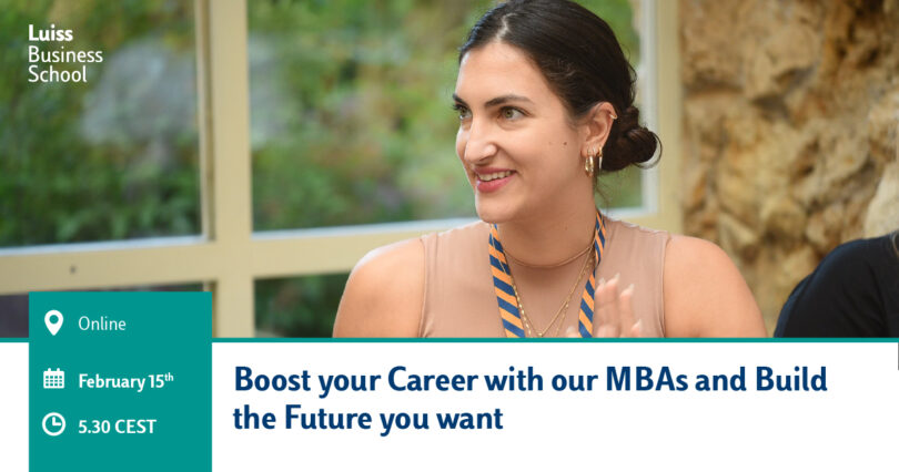 Open Day MBA: Build your Future | Luiss Business School