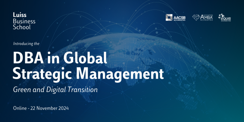 Introducing the DBA in Global Strategic Management - 22 Nov