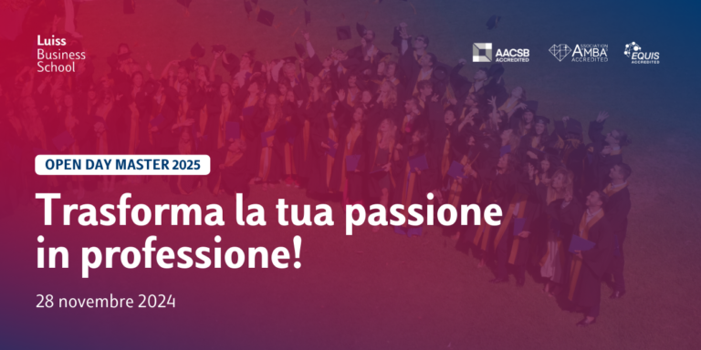 Trasforma la tua passione in professione! - Open Day Online