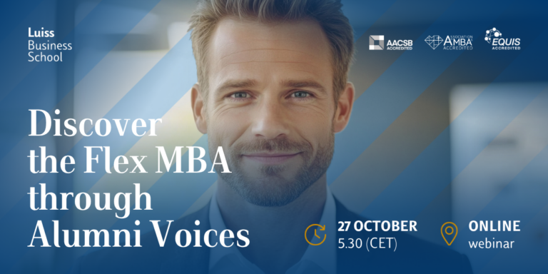 Discover the Flex MBA through Alumni Voices - Online, 27 Oct